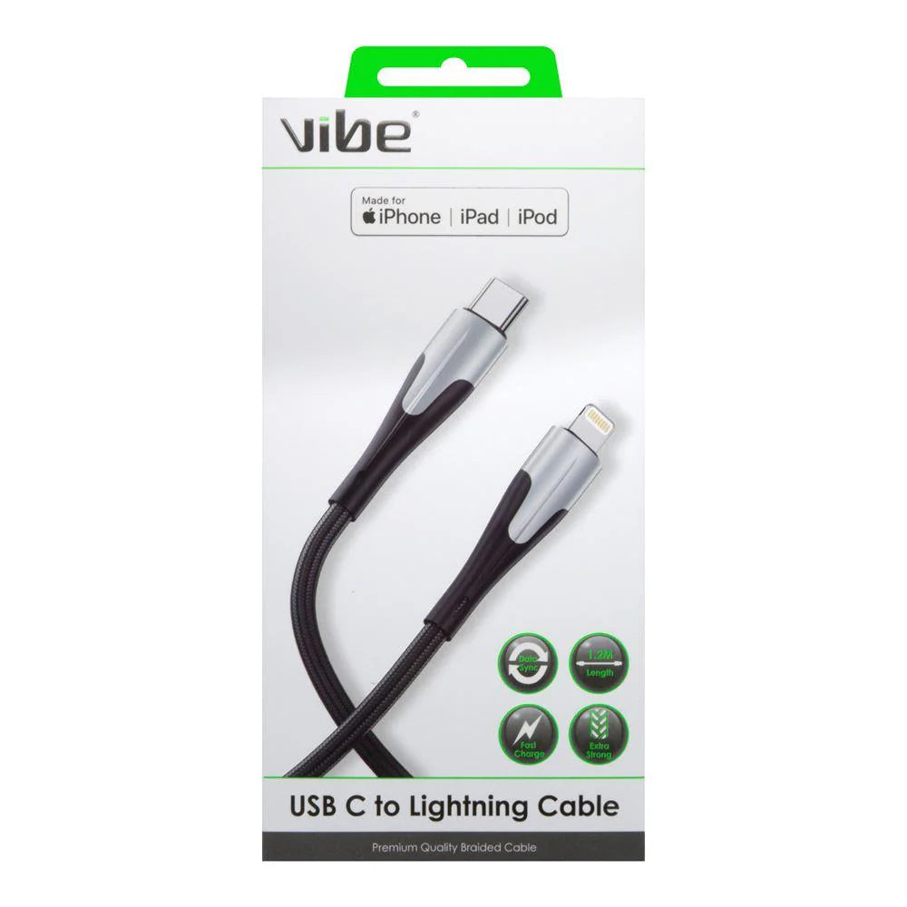 Vibe 1 Metre Fast Charging Type C To Lightning Cable For iPhone and iP ...